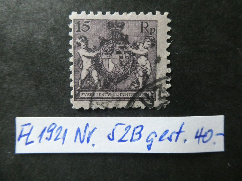 FL 1921 Nr. 52B gesgtempelt (Gebraucht) in Lausen für CHF 7 – mit Lieferung auf Ricardo kaufen
