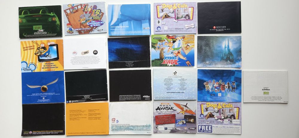 Bundle 21 Anleitungen / Manuels Game Boy Advance (Gebraucht) in Autigny ...