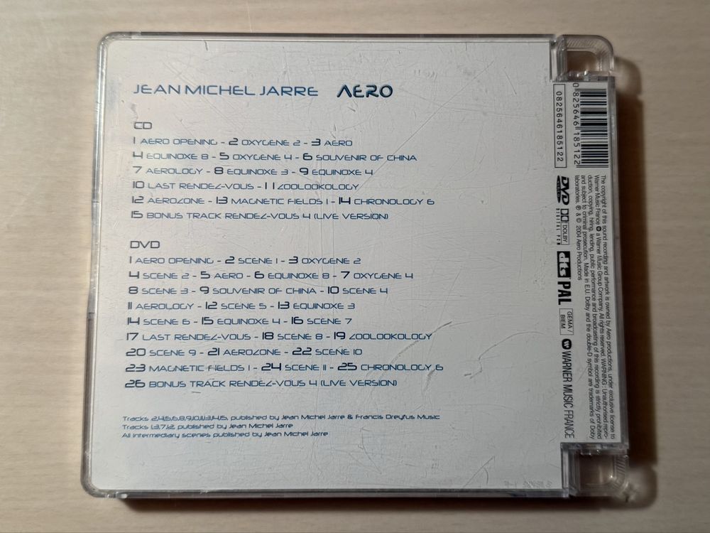 Jean Michel Jarre - AERO CD & DVD | Kaufen auf Ricardo