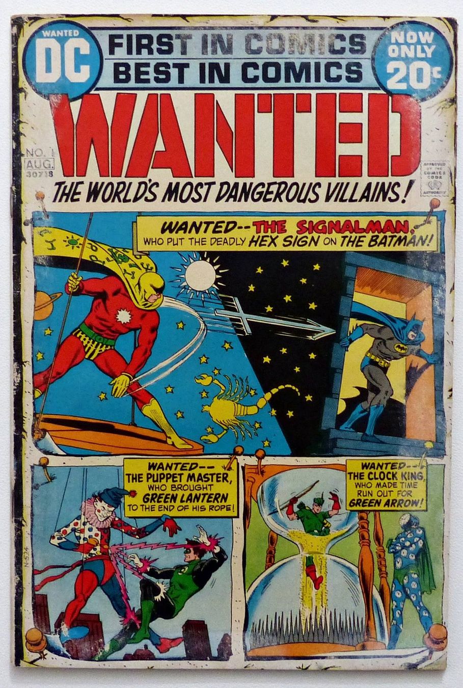 BATMAN IN WANTED WORLD MOST DANGEROUS VILLAIN #1 DC 1972 (Gebraucht) in ...