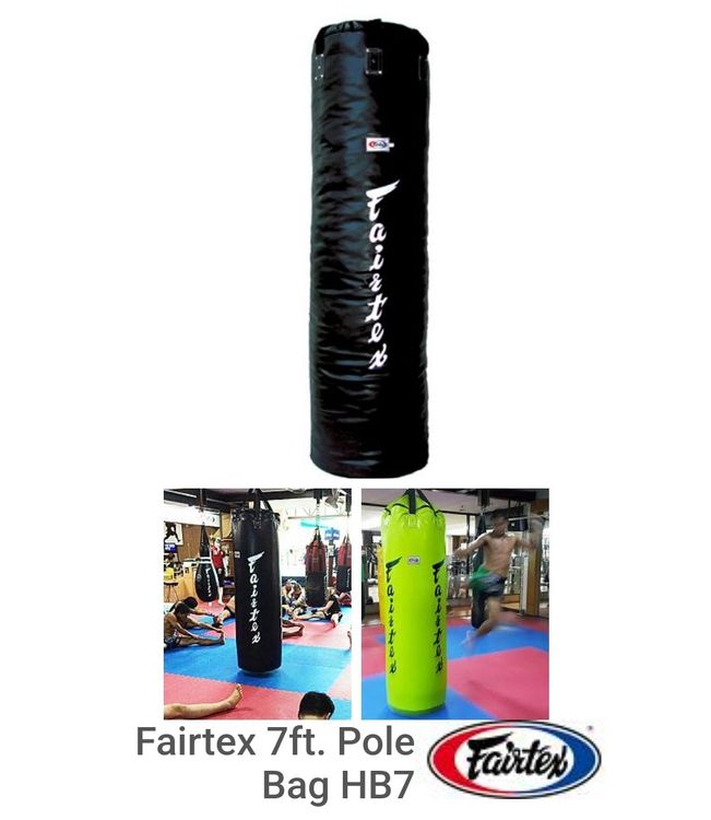 Kickboxing sack (Fairtex Syntek™ "7ft. Pole Bag" punchag HB7 (Gebraucht ...