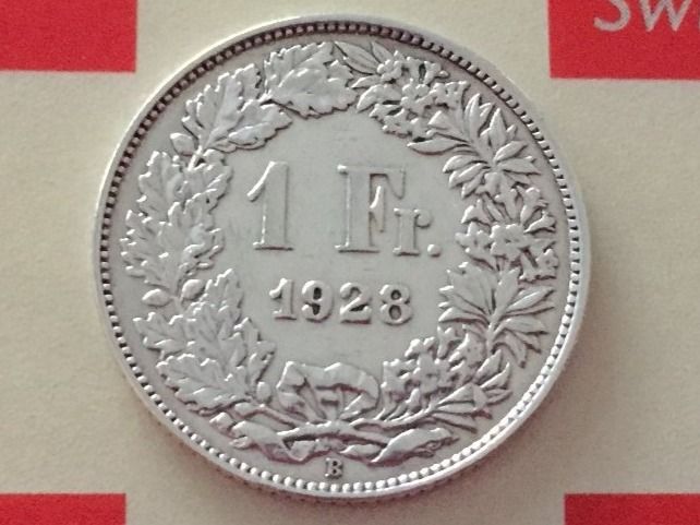 1 Franken 1928 ss-vz, nur 1,5 Mio! (Gebraucht) in Elsau für CHF 7.8 – mit Lieferung auf Ricardo ...