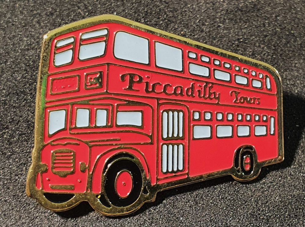 Y503B - Pin London Bus Doppeldecker Piccadilly Tours goldig (Gebraucht ...