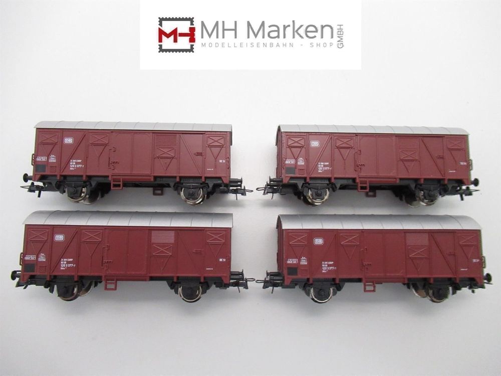 Roco 4x 56067 DB Gedeckter Güterw. DC H0 | Kaufen auf Ricardo