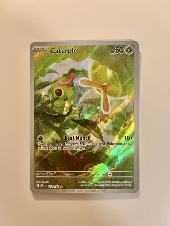 Caterpie Fullart Scarlet Violet 151 (Neu (gemäss Beschreibung)) in Cham ...