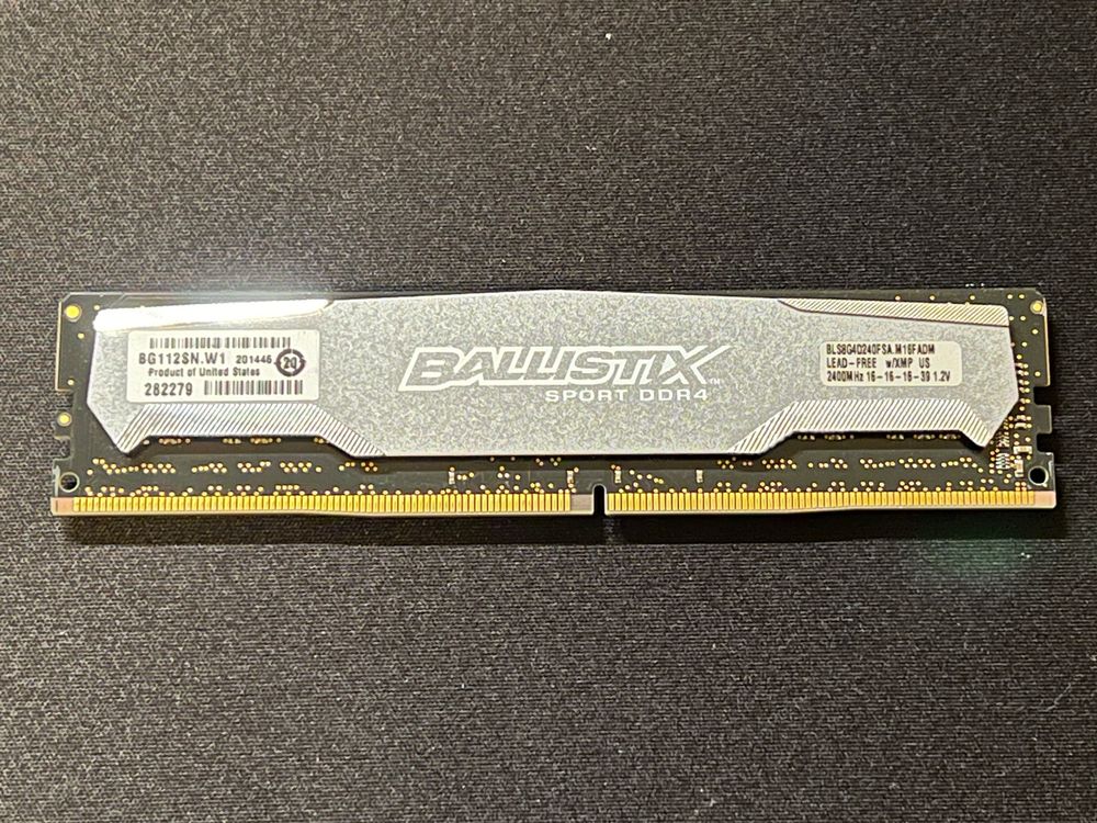 Crucial Ballistix Sport DDR4 2400 MHz RAM (8GB) (Gebraucht) in ...