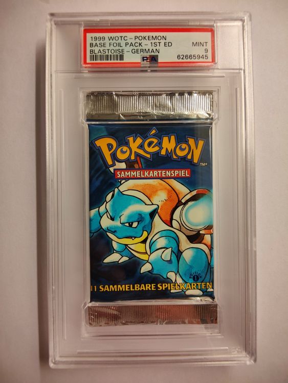 Pokemon First Edition Booster 1999 PSA 9 Base Set – Deutsch | Kaufen ...