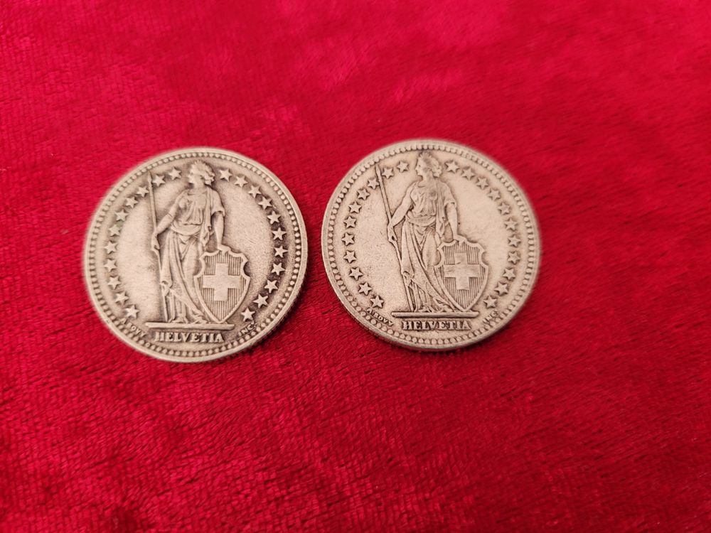 2 x 2 Franken 1939 + 1944 (Gebraucht) in Neuenkirch für CHF 9.3 – mit Lieferung auf Ricardo kaufen