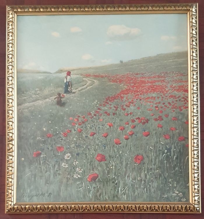 Mohnblumen auf dem Feld (1902) von SZINYEI MERSE | Kaufen auf Ricardo