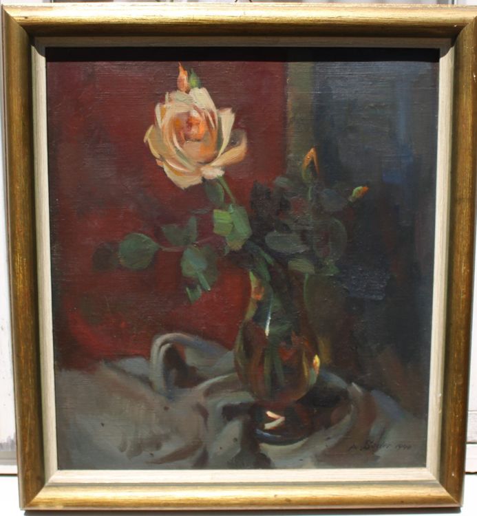 Gemälde Alfred Soder (Basel 1880-1957) 1944 Öl 38,5x42,5 cm (Gebraucht ...