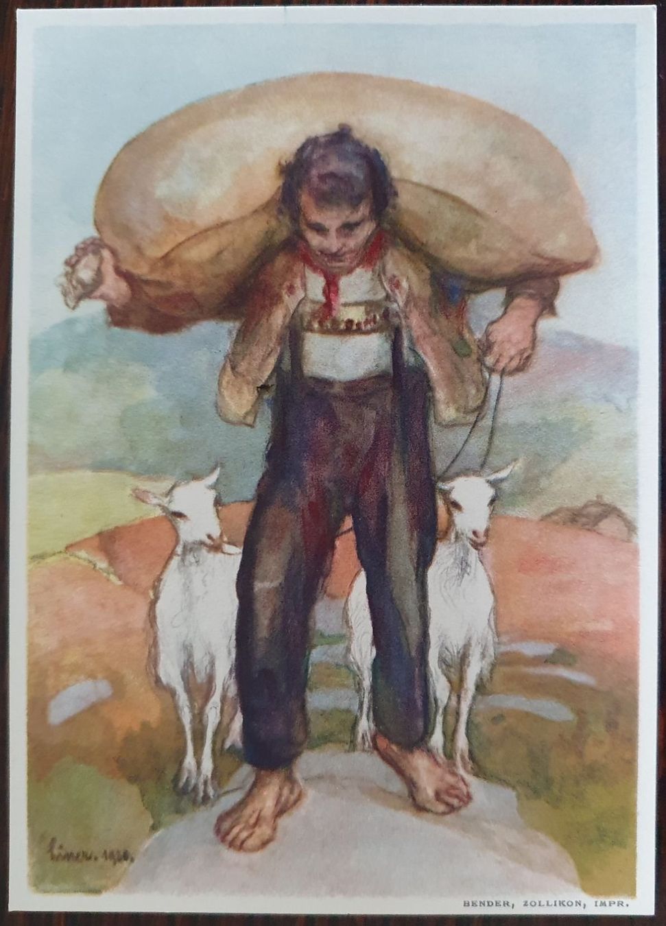 BFK Nr. 54g Senn mit Ziegen ungebraucht, top, Kat. 45.- (Gebraucht) in ...