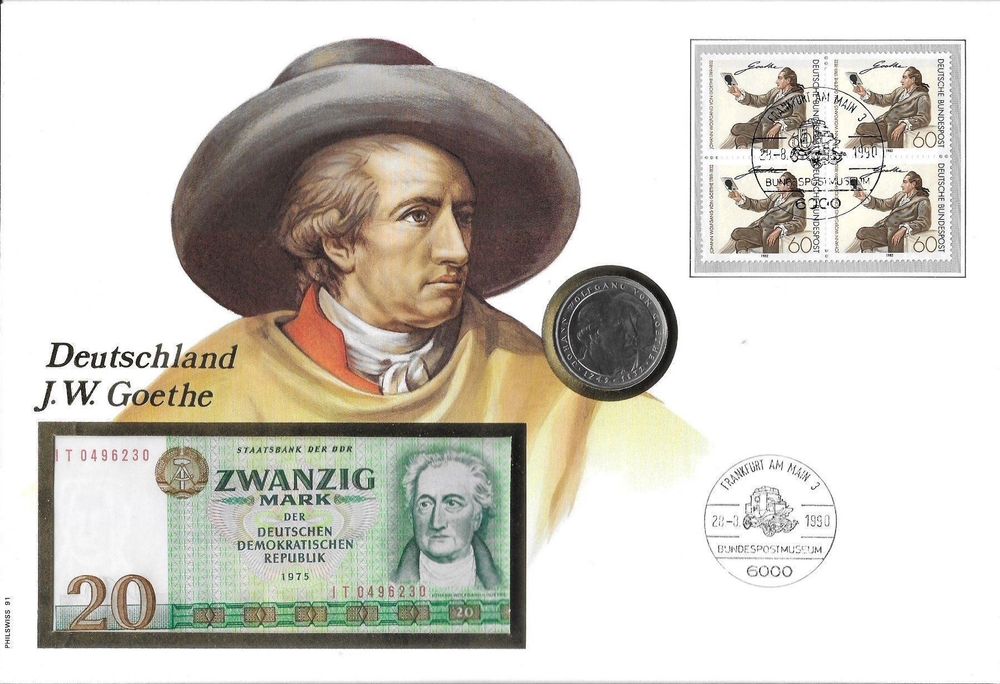 Banknotenbrief mit Münze - Deutschland (Neu und originalverpackt) in Muralto für CHF 14.5 – mit ...