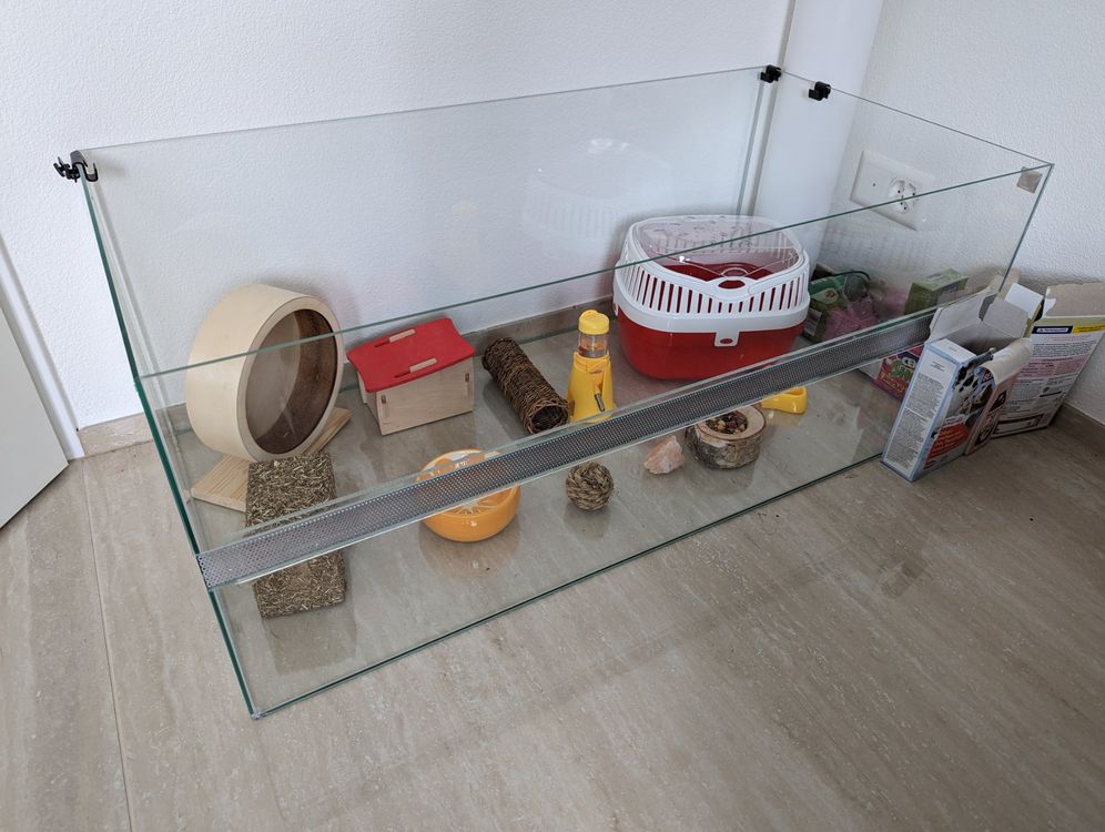 Hamster oder Reptilien Terrarium inklusive oberes Gitter | Kaufen auf ...