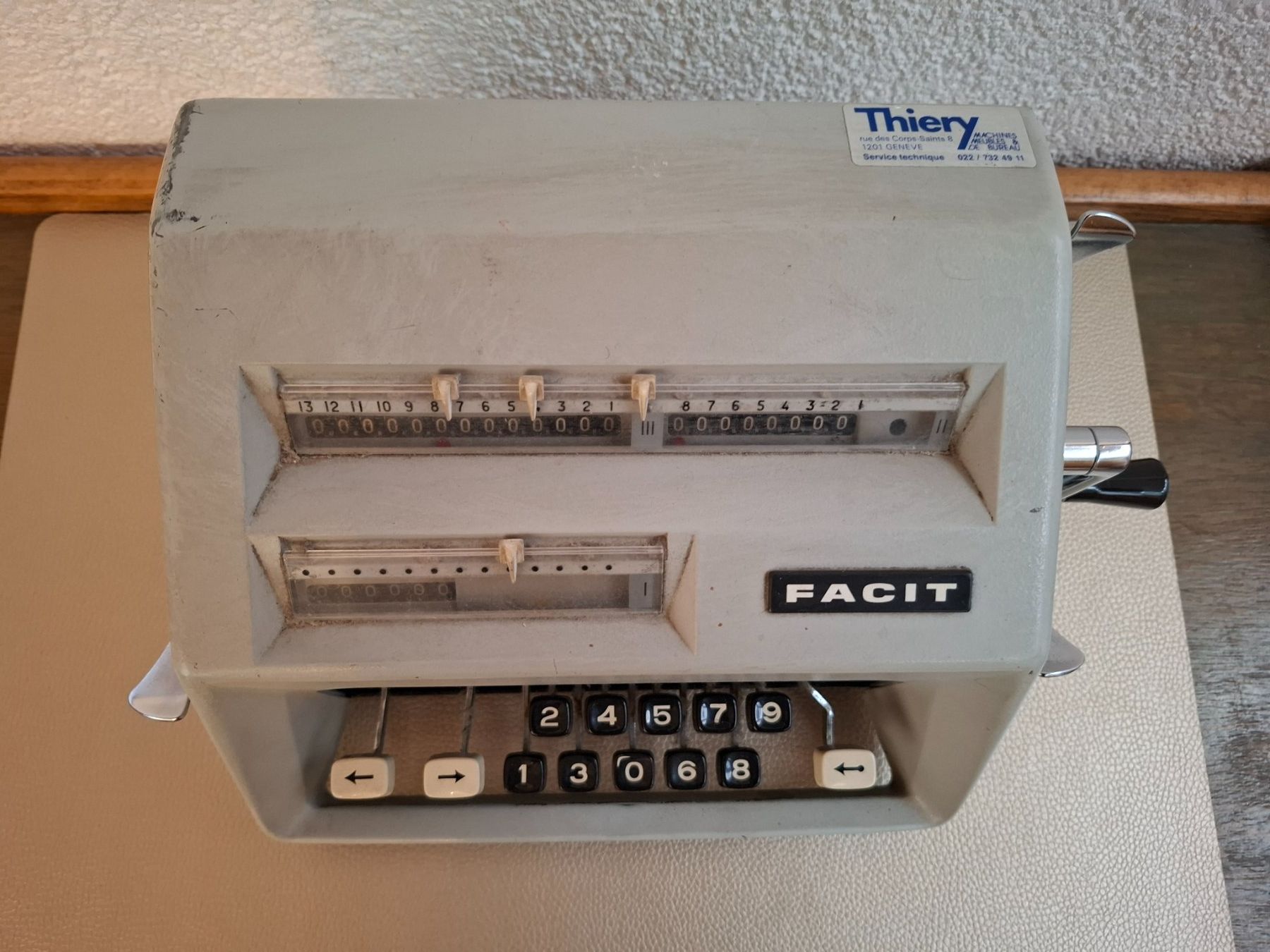 Machine à Calculer Vintage - Marque Facit (D'occasion) à Meinier pour ...