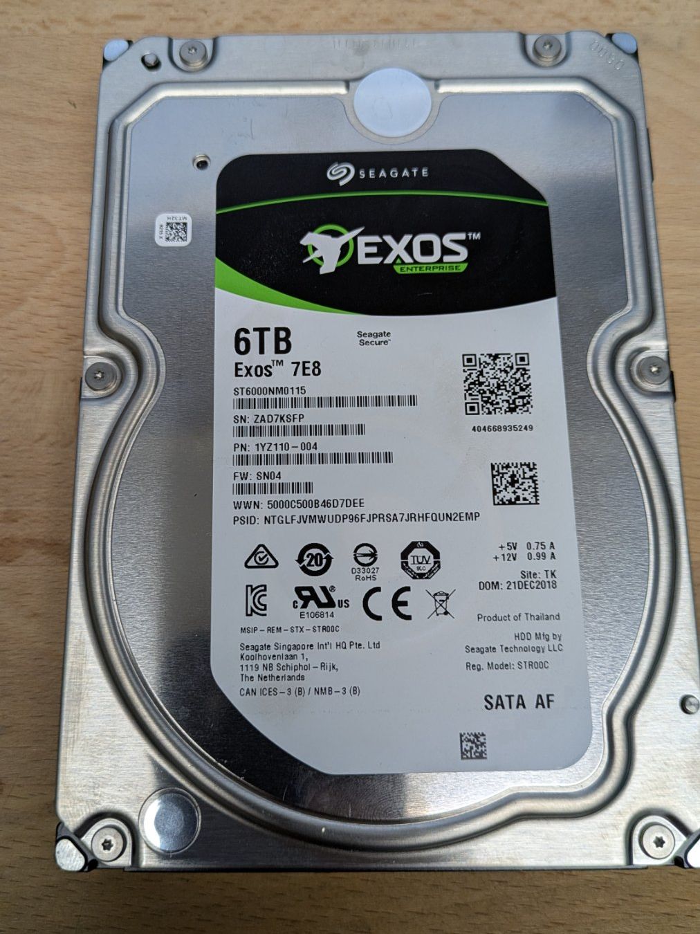 Seagate Exos 7E8, 4TB HDD, Top Zustand, SATA 3.5" (Gebraucht) in ...