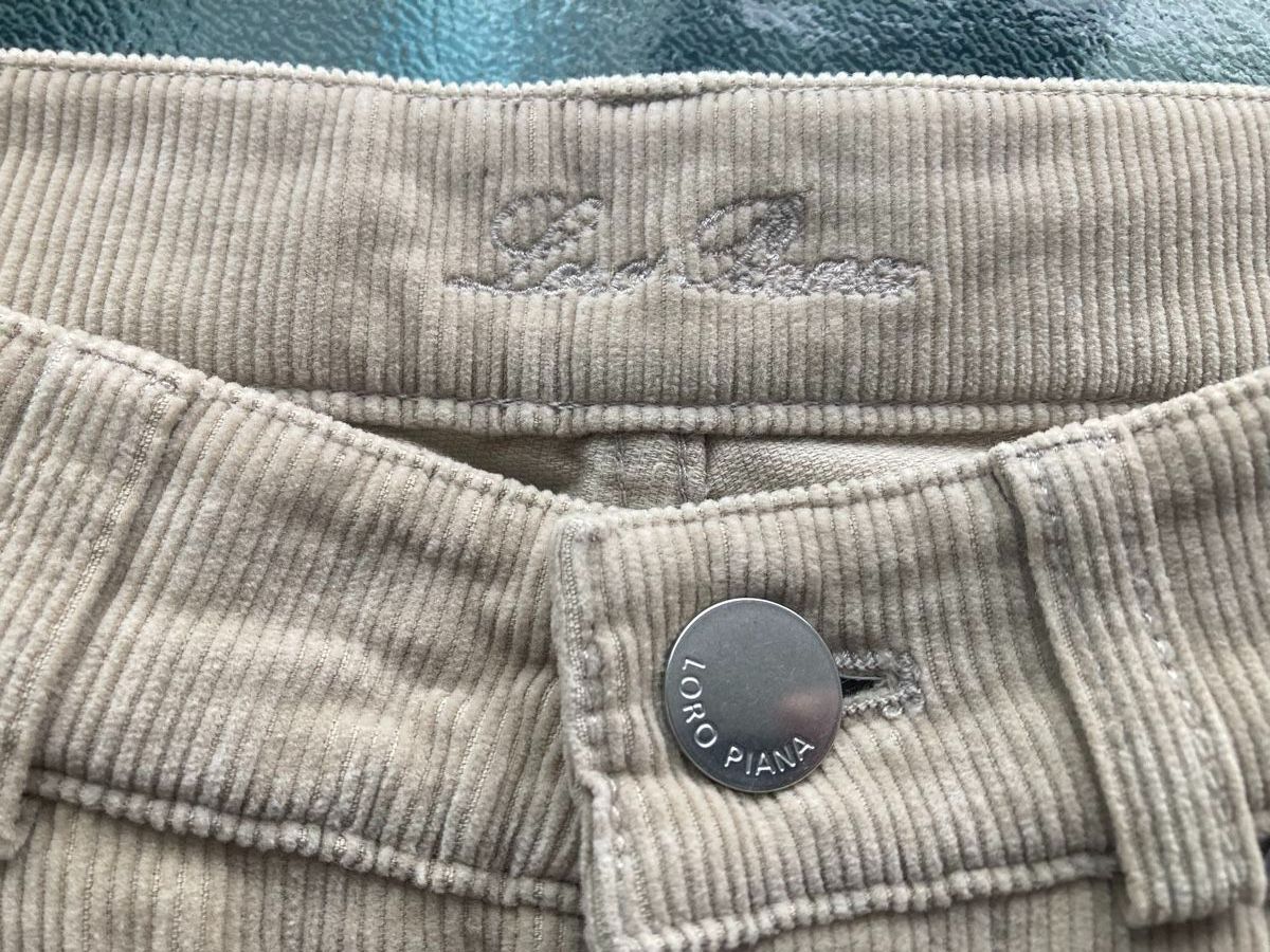 Loro Piana Hose Cord beige, Top Zustand, Gr. IT40 wie 34 (Gebraucht) in ...