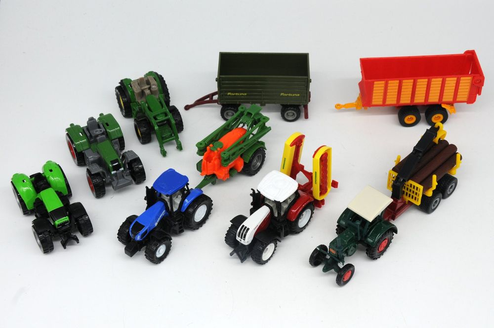 Siku Traktoren mit Anhänger / tracteurs avec remorques (Gebraucht) in ...