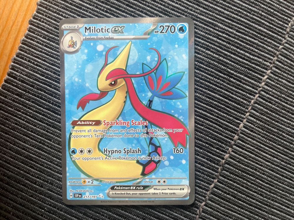 Pokemon Milotic EX Surging Sparks Englisch near Mint (Neu (gemäss ...