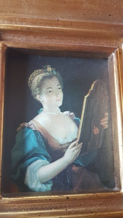 Tableau - peinture portrait 21.5 x 23.5 x 4 cm (Gebraucht) in Villiers ...