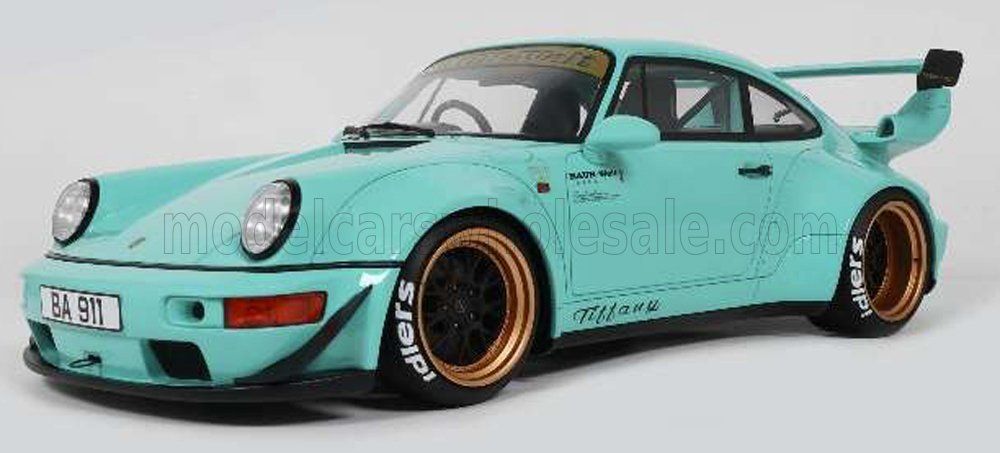 PORSCHE 911 RWB TIFFANY COUPE 2020 - LIGHT BLUE 1/12 NEU (Neu und ...