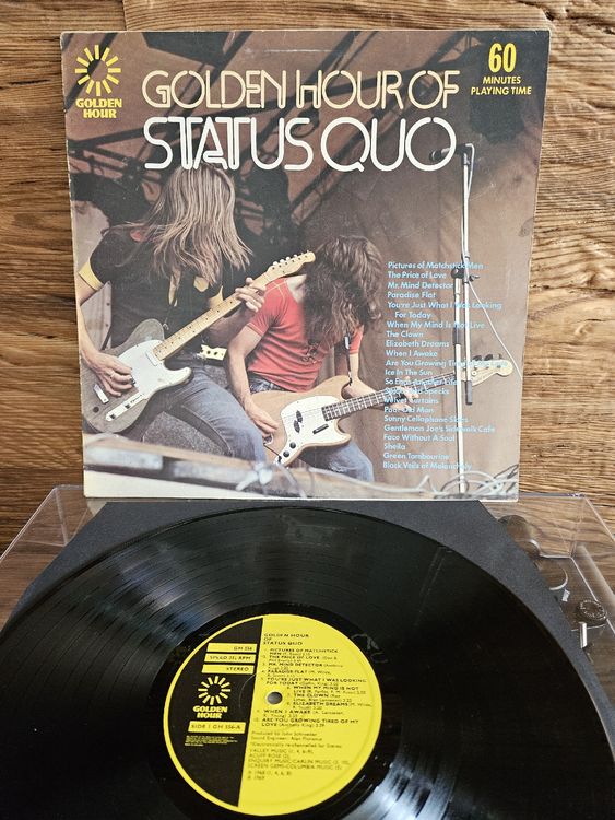 Vinyl Schallplatte Status Quo - Golden Hour 1973 (Gebraucht) in Bertschikon Gossau für CHF 14 ...