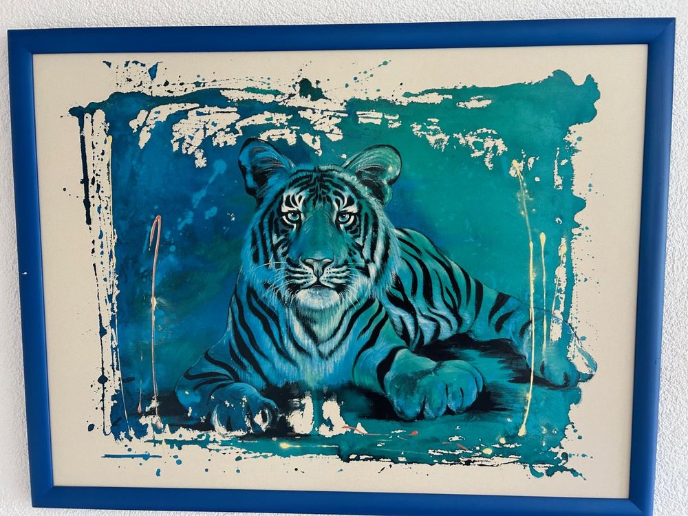 Rolf Knie Bild "Tiger" (mit Rahmen) (Gebraucht) in Wetzikon ZH für CHF 5 – nur Abholung auf ...