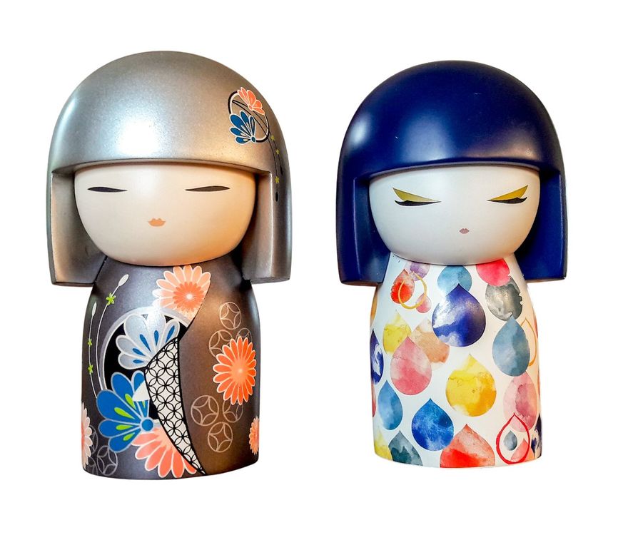 Kimmidoll Mihoko + Yua Japan Kokeshi 10 cm | Kaufen auf Ricardo