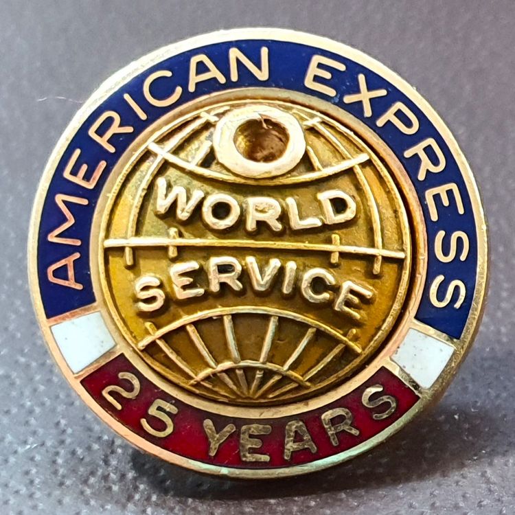 O009 - Alter Reversknopf American Express World Service (Gebraucht) in ...