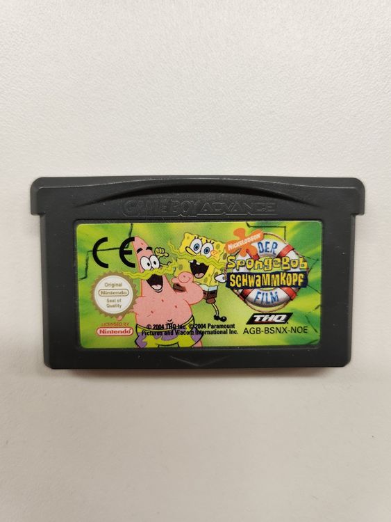 SpongeBob Schwammkopf Der Film GBA Game Boy Advance Mit OVP (Gebraucht ...
