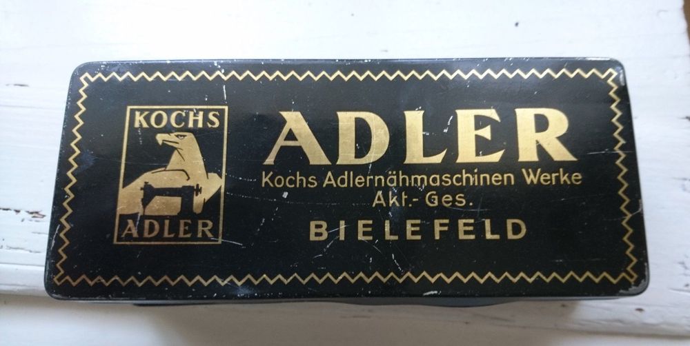 Adler Nähmaschinen Blechdose | Kaufen auf Ricardo