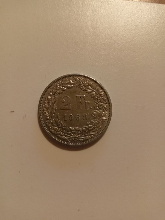 Schweizer Münzen 2Fr. 1968 | Kaufen auf Ricardo