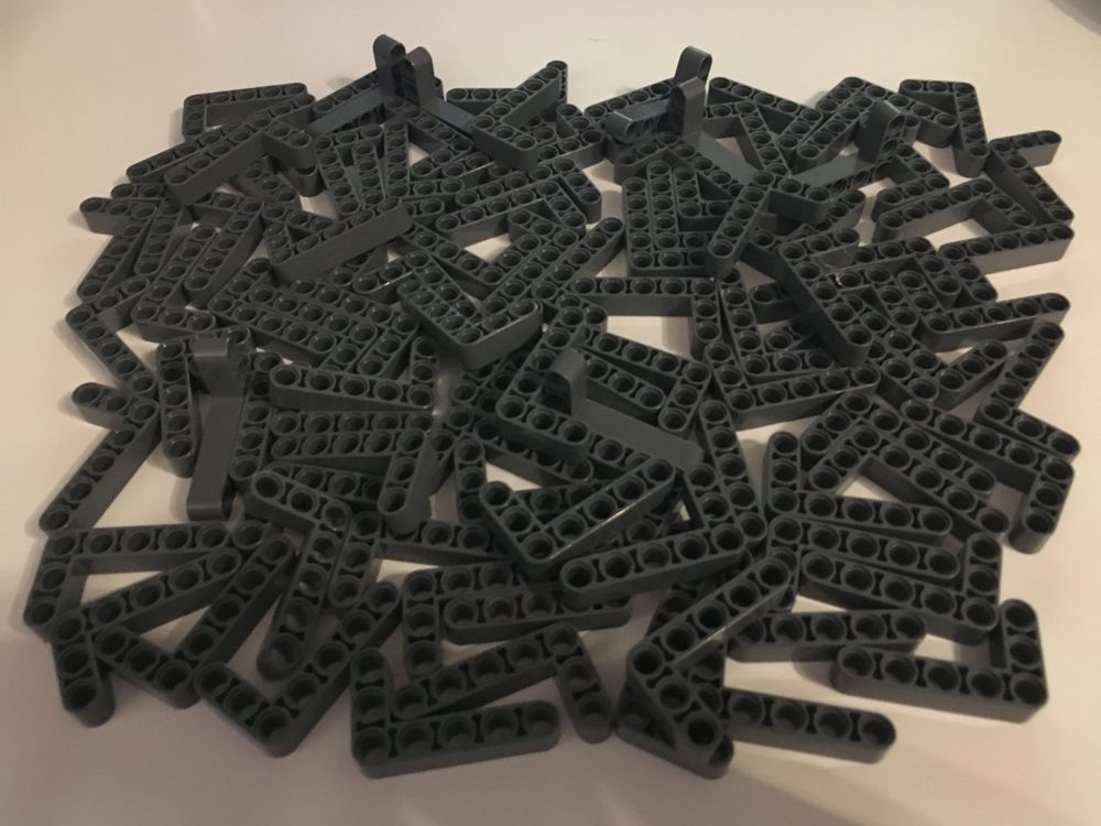 Lego*Technik*100*Winkellochbalken*dunkelgrau*A25L | Kaufen auf Ricardo