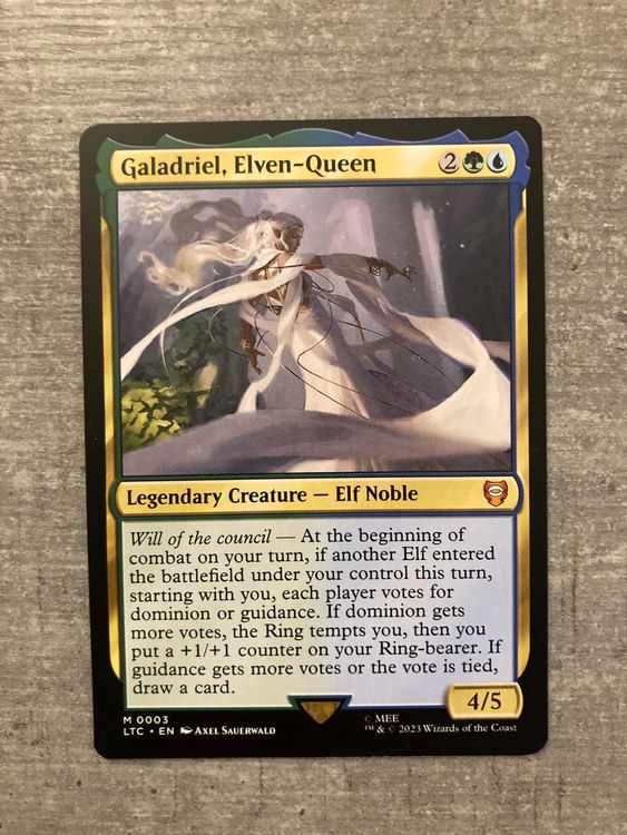 Galadriel, Elven-Queen Commander The Lord of the Rings NM | Kaufen auf ...