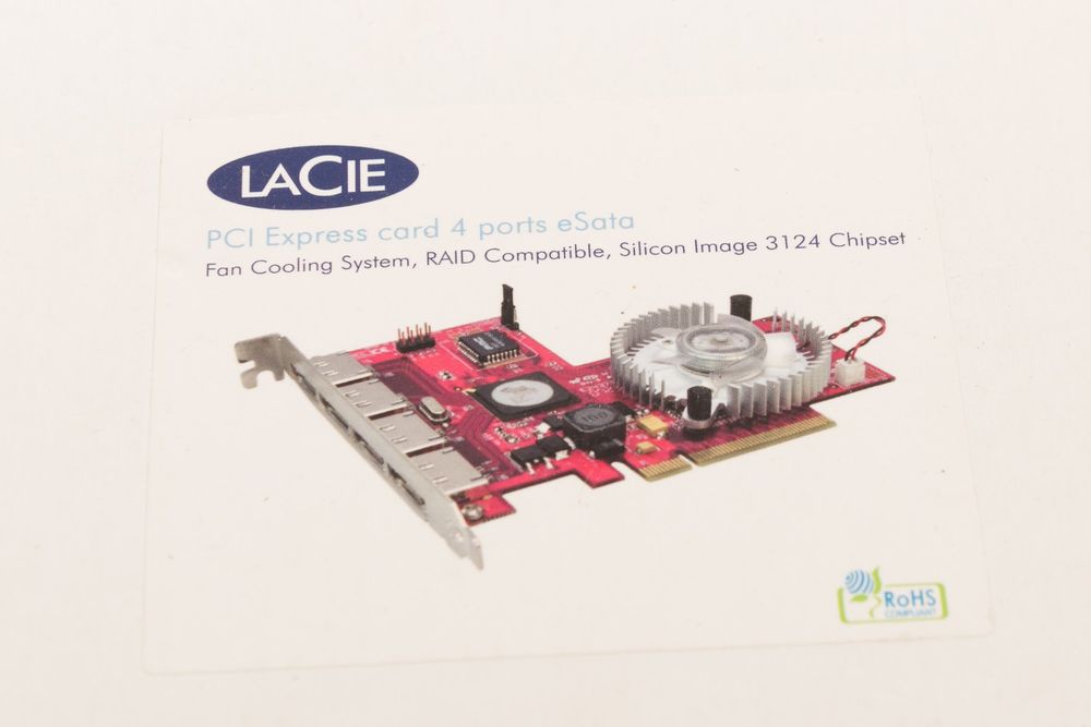 LaCie PCI Express card 4 port eSata, 3124 Chipset (Gebraucht) in ...