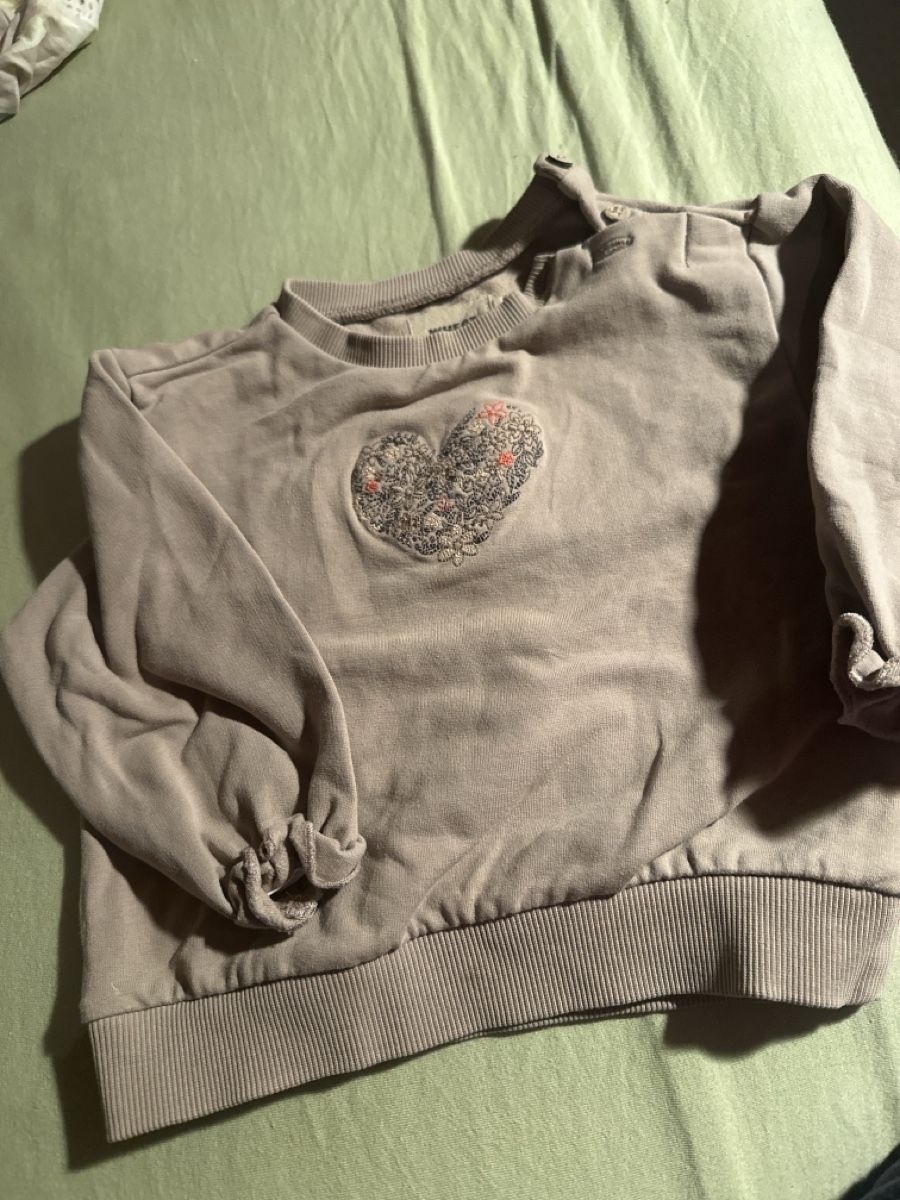 WHEAT Pullover, Grösse 74 Beige mit Herz – Top Zustand! (Gebraucht) in ...