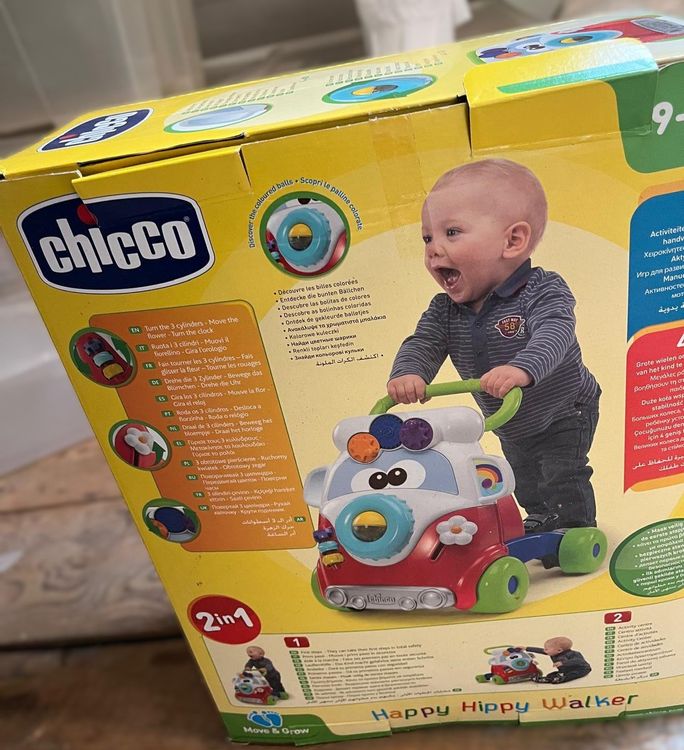 Chicco Happy Hippy Walker – 2in1 Lauflernwagen & Spielcenter (Gebraucht ...