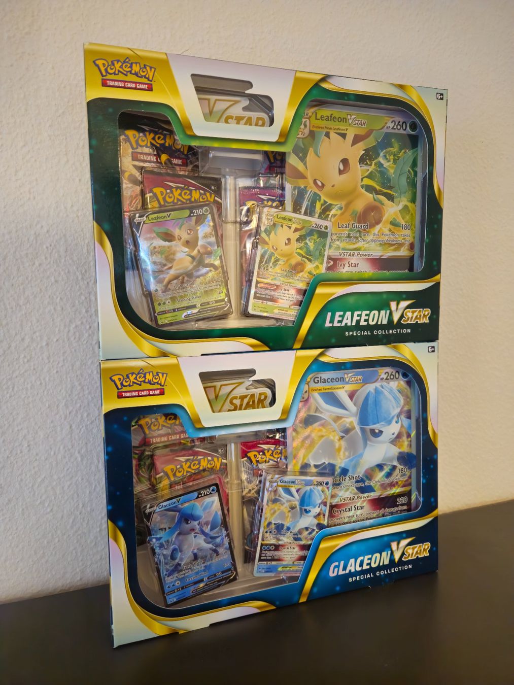 Pokémon Leafeon/Glaceon V-STAR Special Collection zusammen! (Neu und ...