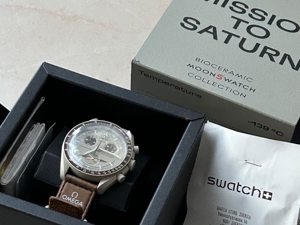 Omega MoonSwatch Speedmaster Saturn (Neu (gemäss Beschreibung)) in für ...