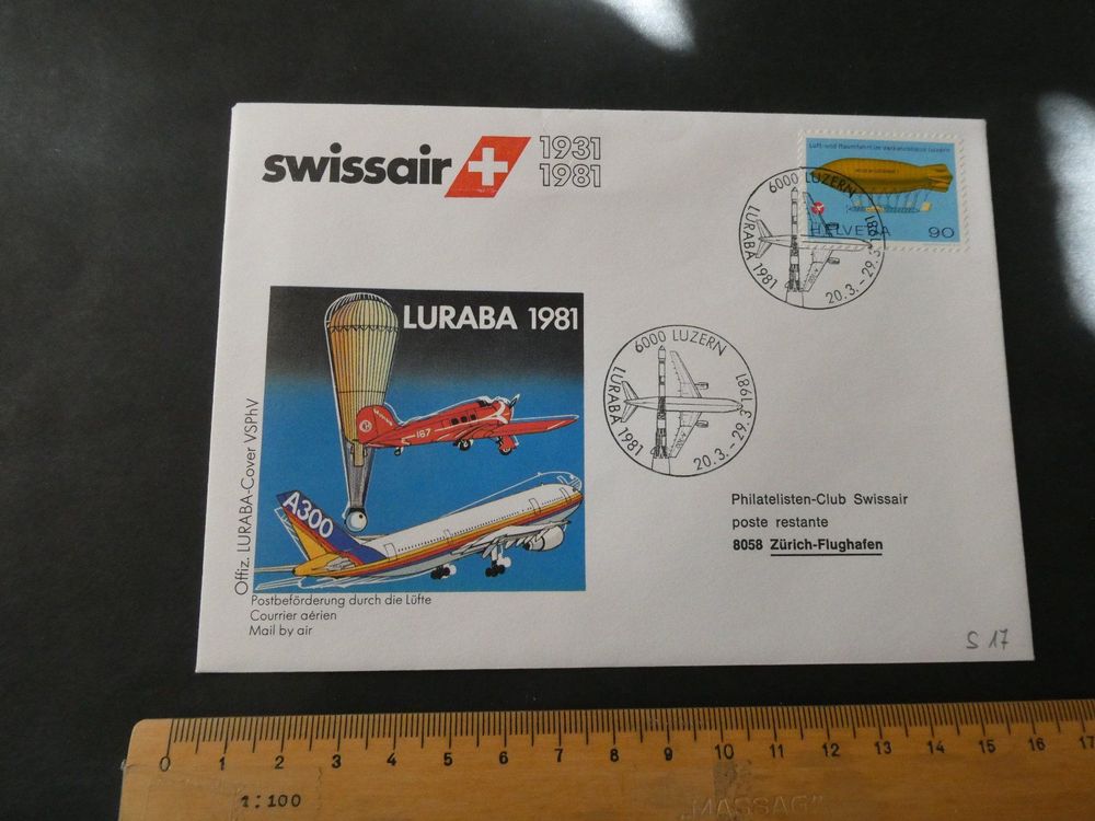 Luraba 1981, Swissair 1931-1981 (Neu (gemäss Beschreibung)) in Hinterforst für CHF 1 – mit ...