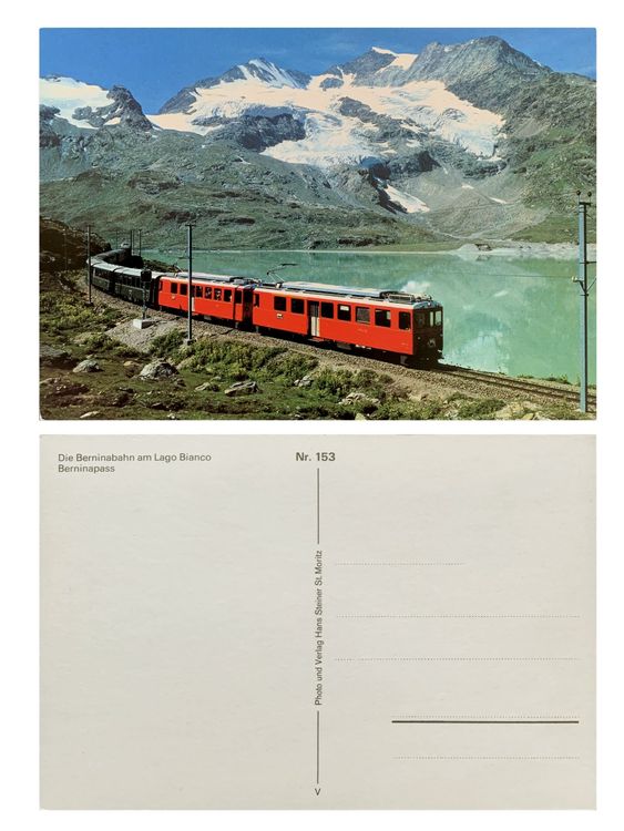 Ospizio Bernina Lago Bianco Pontresina Bahn RhB ABe 4/4 46 | Kaufen auf Ricardo