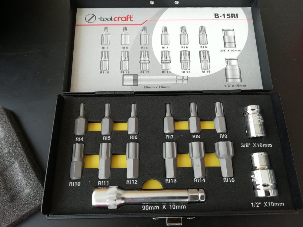 JET Bit-Satz RIBE, 15-teilig, im Metallkoffer (Neu und originalverpackt ...