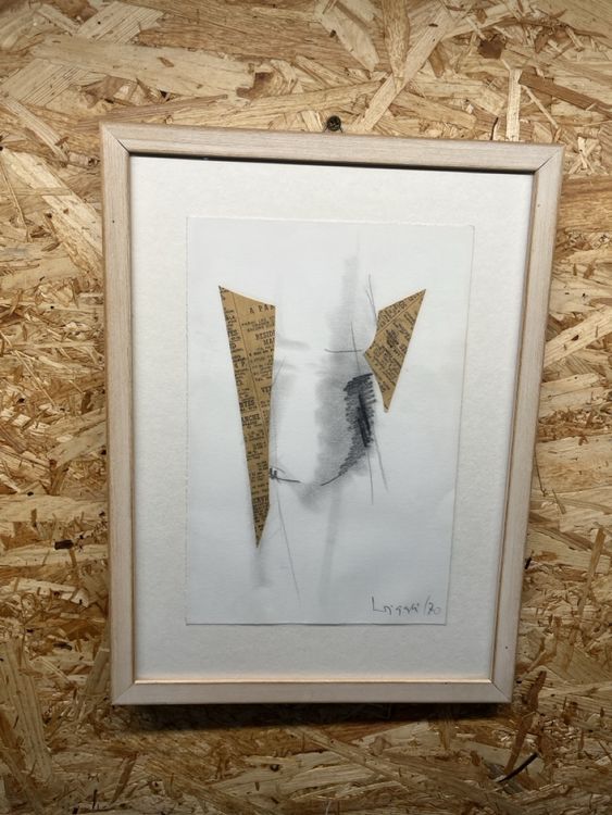 Original Collage von Oscar Wiggli 1970 (Gebraucht) in Gelterfingen für ...