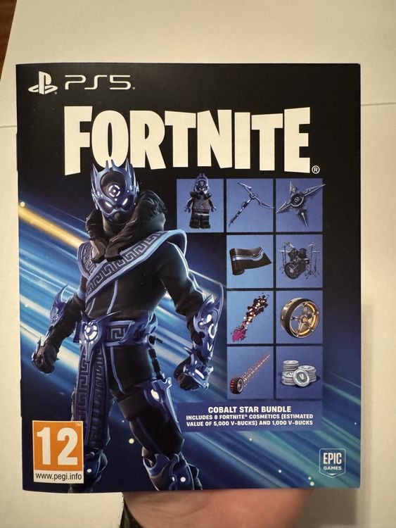 FORTNITE Cobalt Star Bundle + V-Bucks (Neu und originalverpackt) in ...