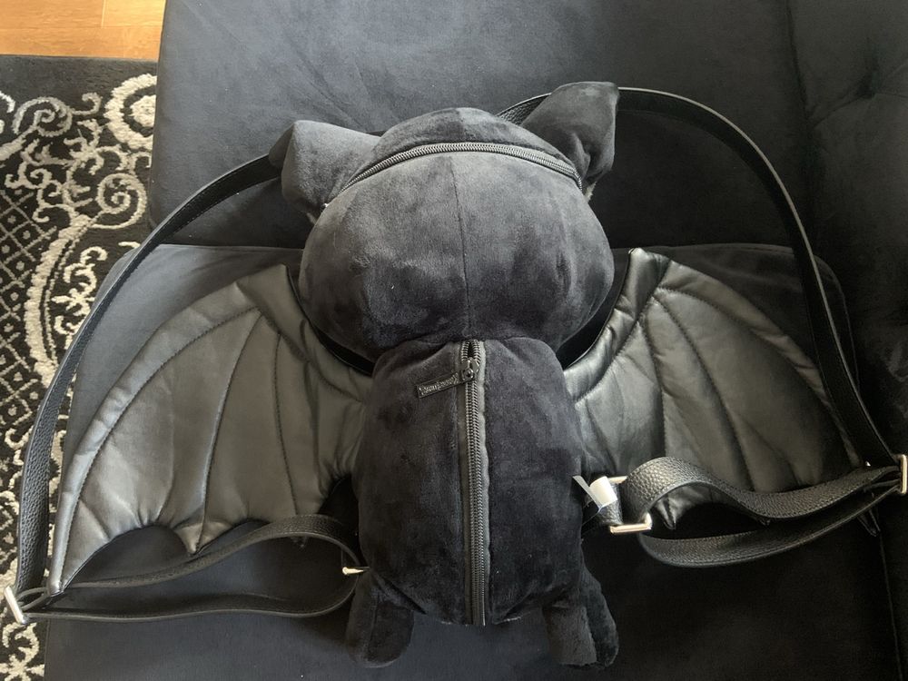 Gothic Gothik Punk Killstar Fledermaus Rucksack schwarz (Gebraucht) in ...