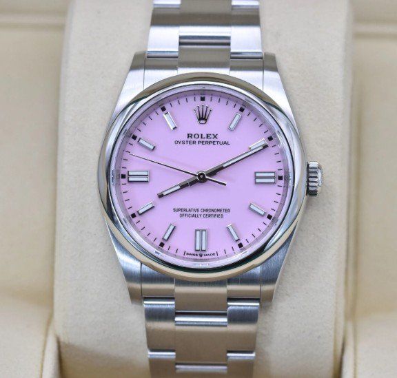NEU Rolex Oyster Parpertual 36mm Candy Pink 11/2025 (Neu und ...
