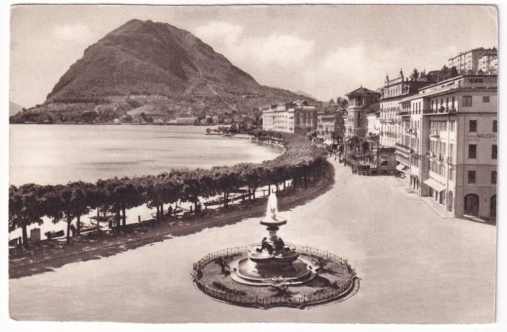 Lugano Riva Vincenzo Vela e Monte S. Salvatore (Gebraucht) in Cormoret ...