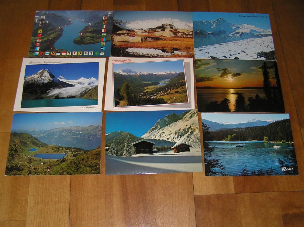 100 Karten Landschaften Schweiz (Gebraucht) in Lumbrein für CHF 9 – mit Lieferung auf Ricardo kaufen