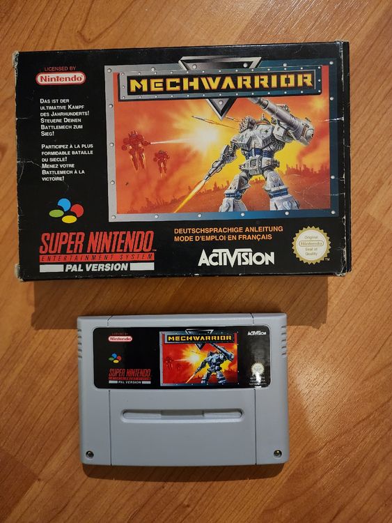 MechWarrior – Super Nintendo (SNES) – PAL –Action-Simulation (Gebraucht ...