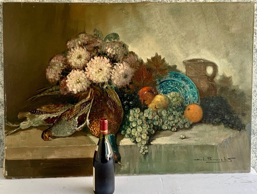 Henri Joseph Pauwels (1903-1983)grosses Stillleben Gemälde (Gebraucht) in Root für CHF 60 – mit ...