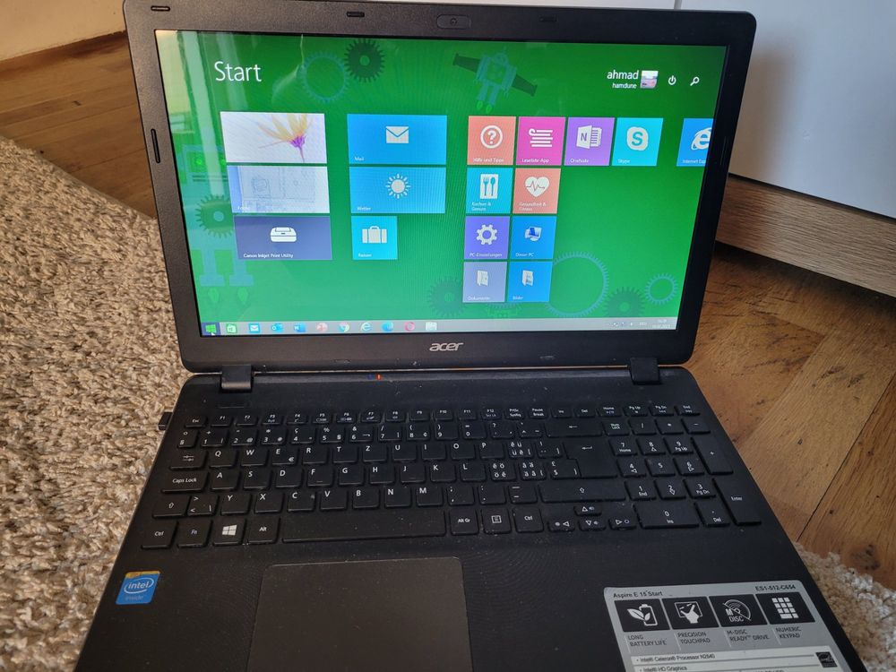 Acer E15 Start ES1-512-C654 (Gebraucht) in St.Gallen für CHF 50 – mit ...